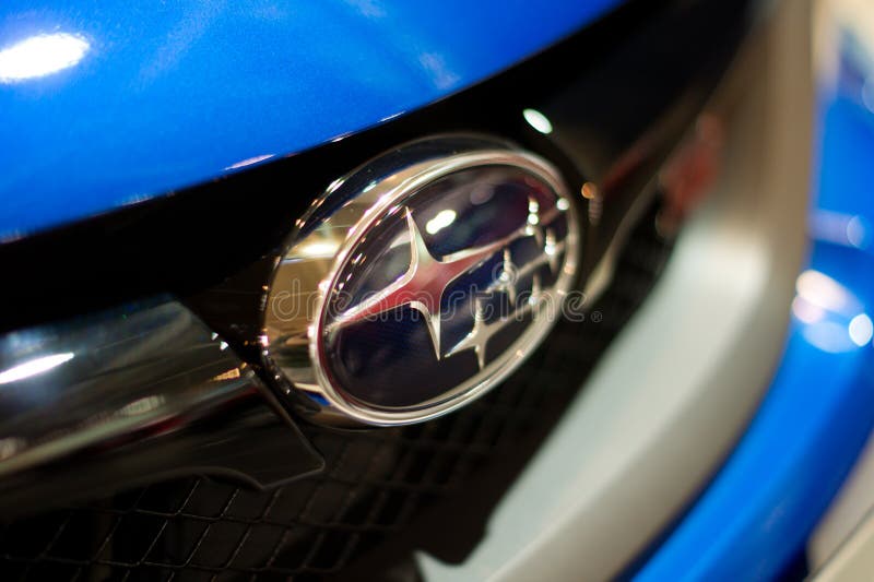 Insignia de Subaru foto editorial. Imagen de cromo, automotor - 16726406