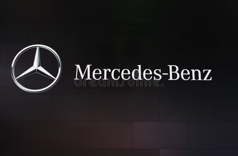 Insignia Del Benz De Mercedes Imagen editorial - Imagen de trademark ...