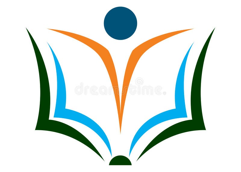 Insignia Del Hombre Del Libro De Lectura Ilustración del Vector ...