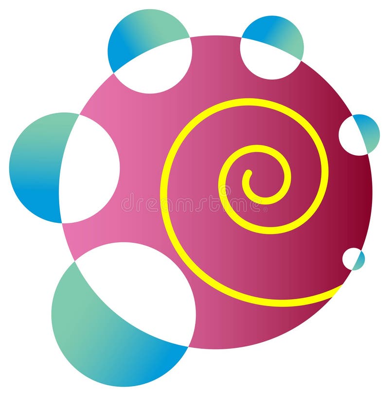 Insignia del remolino ilustración del vector. Ilustración de elemento ...