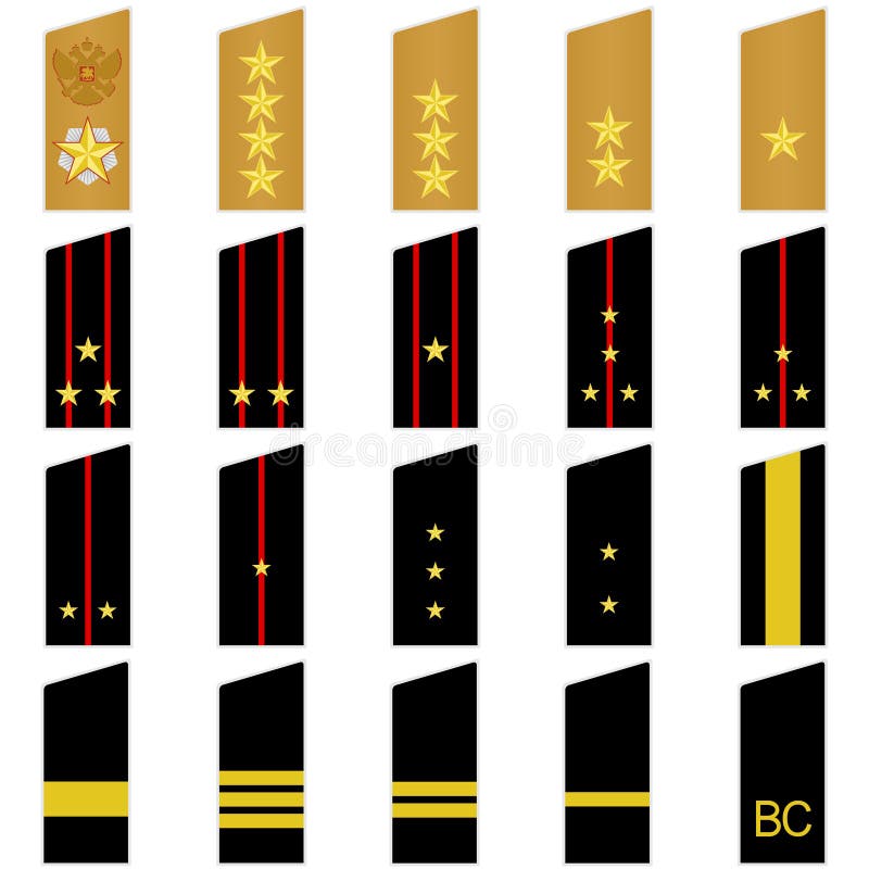 Insignia of the Russian Army Stock Vector - Illustration of band ...