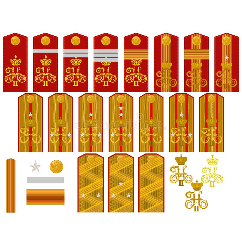 Insignia of the Russian Imperial Army Stock Vector - Illustration of ...