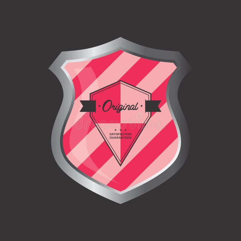 Insignia Shield Product Label Art Stock Vector - Illustration of ...