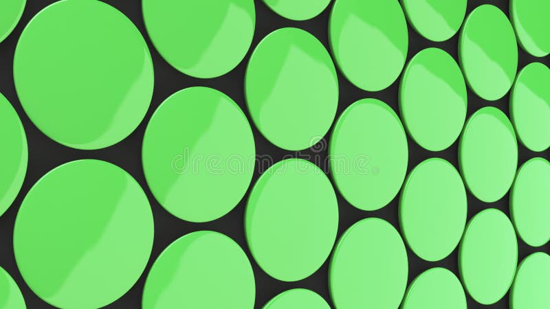 Insignia Verde En Blanco En Fondo Negro Stock de ilustración ...