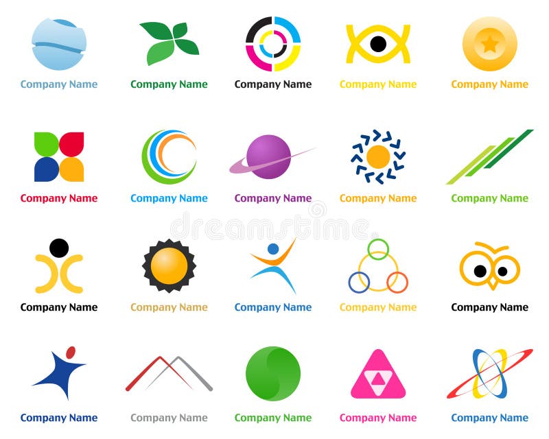 Insignias ilustración del vector. Ilustración de forma - 8183537