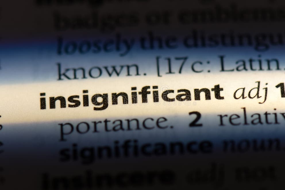 Insignificant stock image. Image of dictionary, english - 126531431