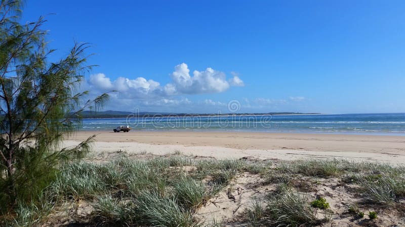 Inskip point stock photo. Image of waves, bluesky, inskip - 50881480