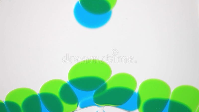 Insoluble Liquid Bubbles Falling in Water Fluid Shapes Macro Abstract ...