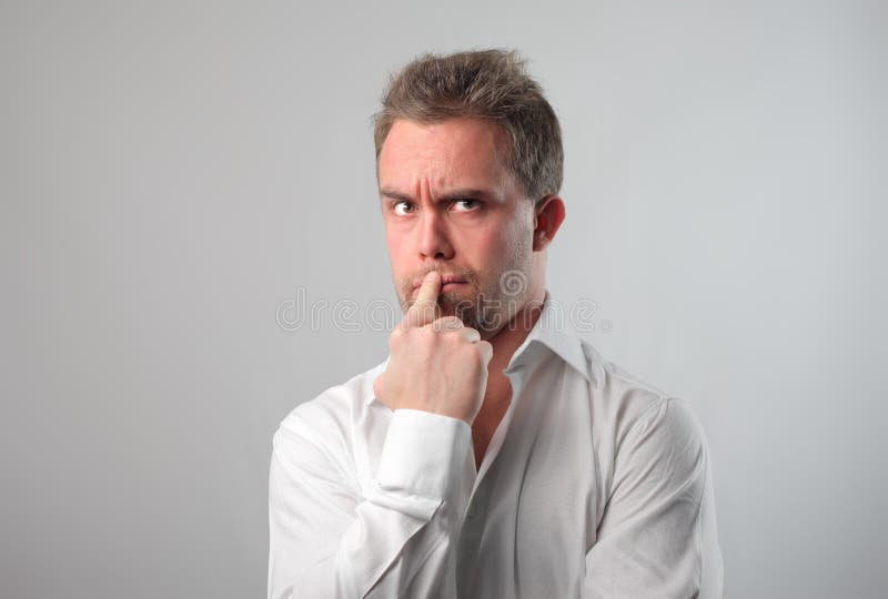 Doubt stock image. Image of asking, hard, request, demand - 23298233