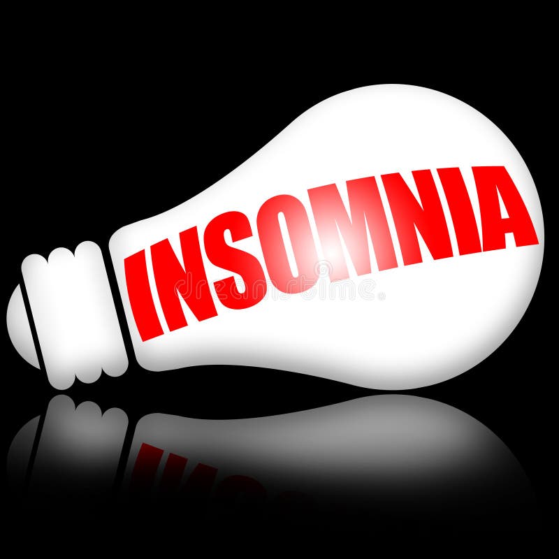 Insomnia stock illustration. Illustration of wakeful - 303799315