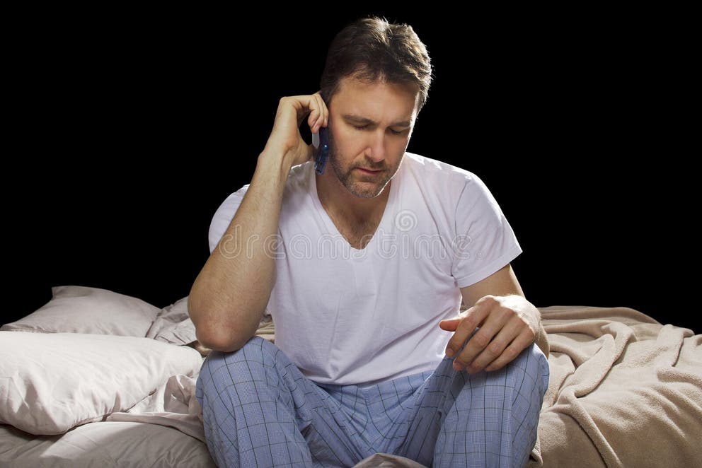 Insomnia stock photo. Image of stress, person, dark, phone - 40632834