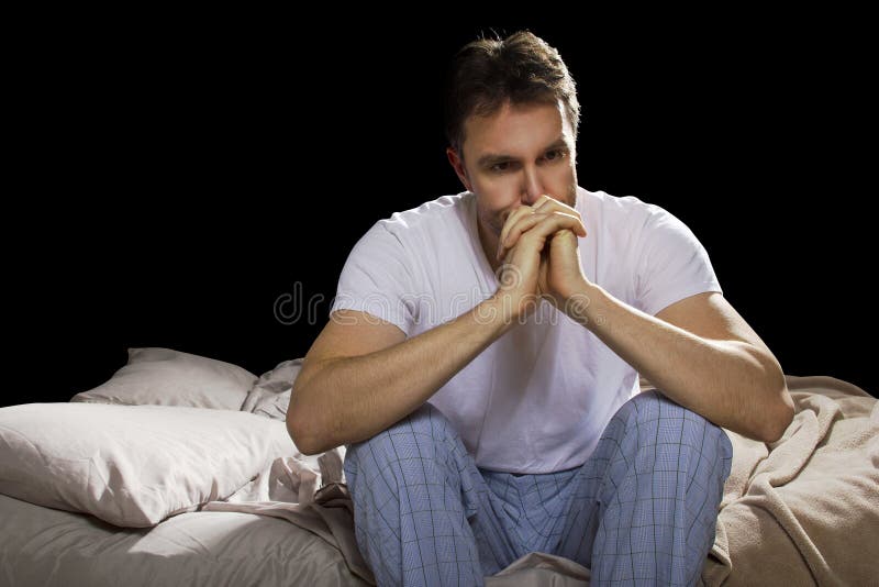Insomnia stock photo. Image of anxiety, afraid, home - 40632966