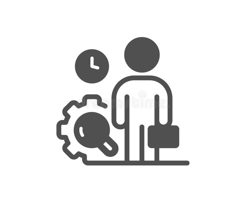 Inspect Icon. Quality Research Sign. Vector Stock Vector - Illustration ...