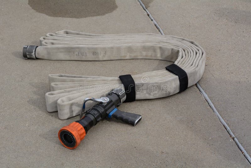 Fire hose stock image. Image of pressure, prevention - 101186827