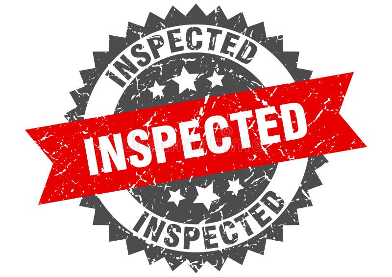 Inspected Sign Stock Illustrations – 688 Inspected Sign Stock ...