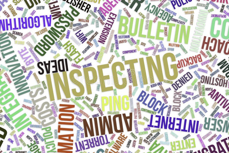 Inspecting, Conceptual Word Cloud for Business, Information Technology ...