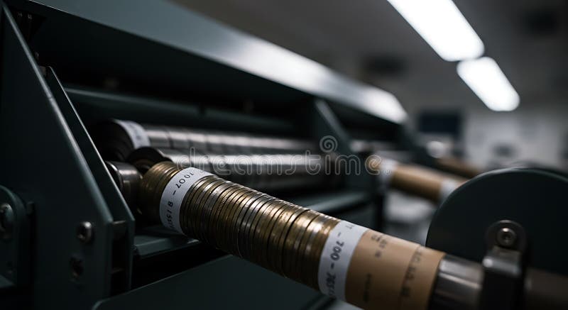 Inspecting Metal Washers on Production Line Quality Control Process ...