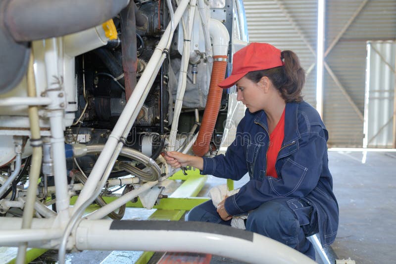 Inspecting a Sophisticated Machine Stock Photo - Image of inspection ...