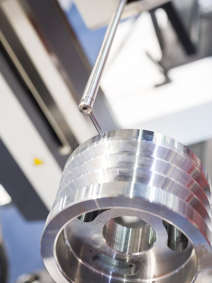 Inspection Automotive Part by Contour Measuring Machine Stock Photo ...