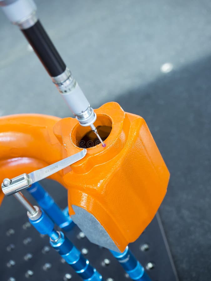 Inspection Automotive Part Dimension Stock Image - Image of meta ...