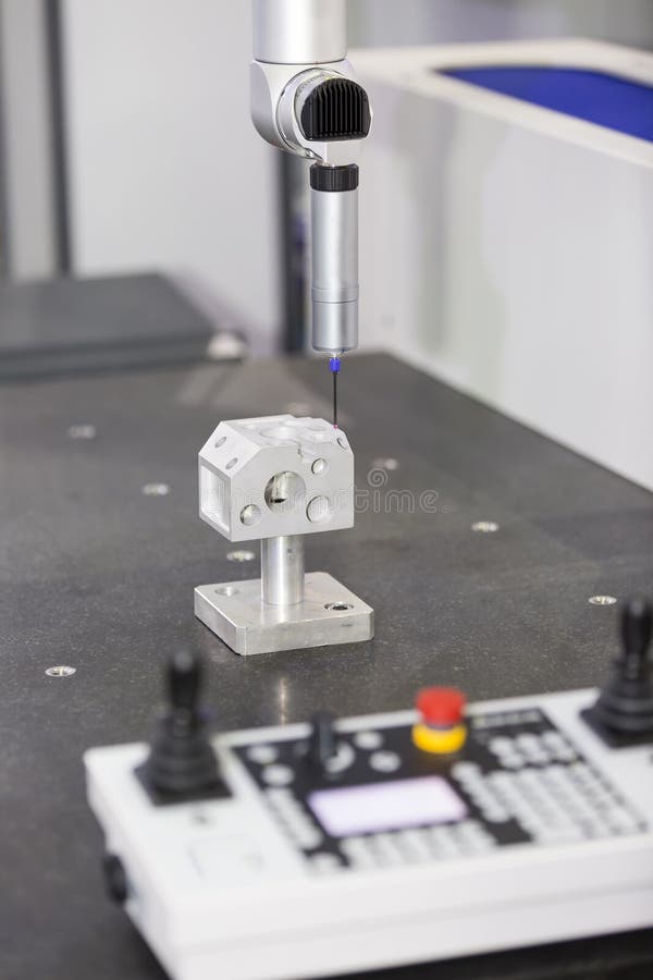 Inspection Automotive Part Dimension Stock Image - Image of coordinate ...
