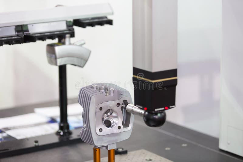 Inspection Automotive Part Dimension Stock Photo - Image of inspecting ...