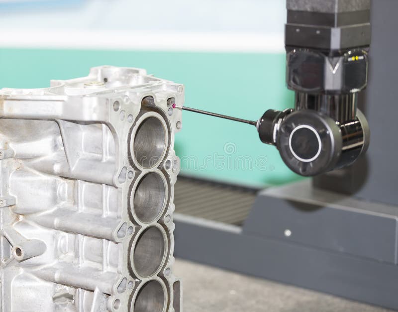 Inspection Automotive Part Dimension Stock Photo - Image of tool ...