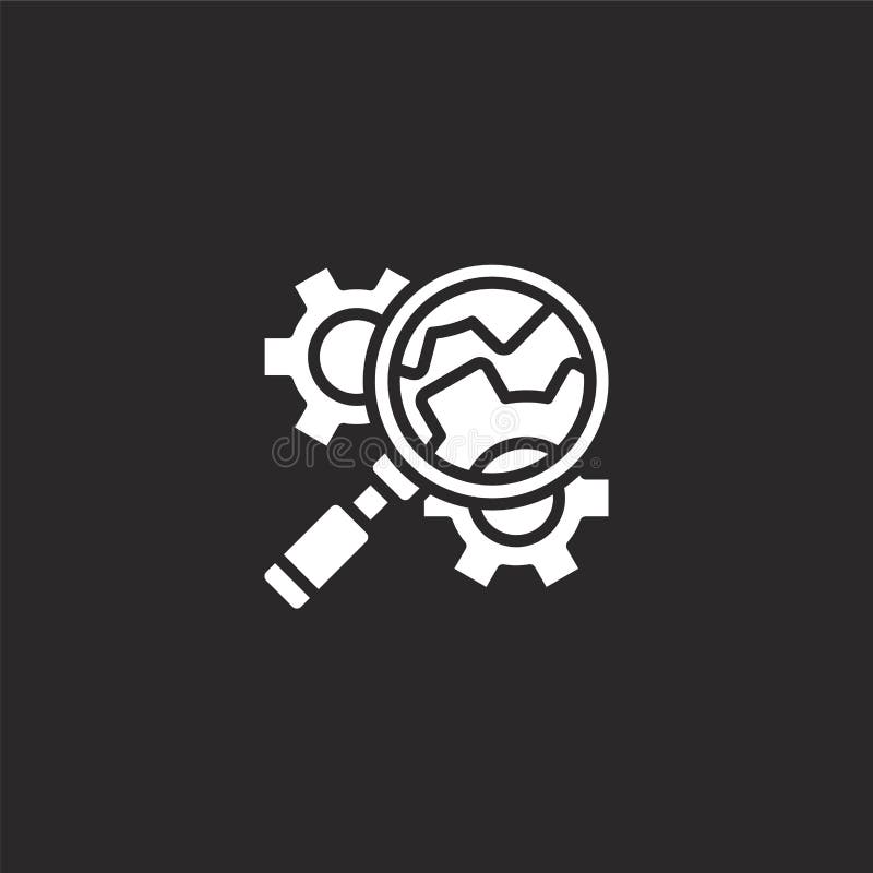 Inspection Icon. Filled Inspection Icon for Website Design and Mobile ...