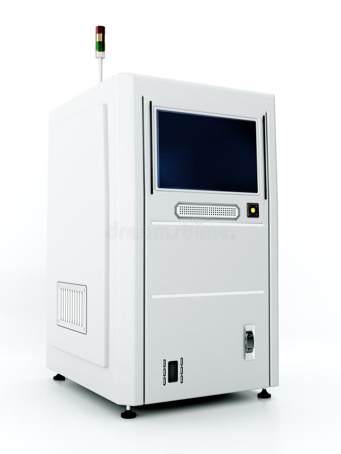 Inspection Machine for Quality Control Stock Illustration ...