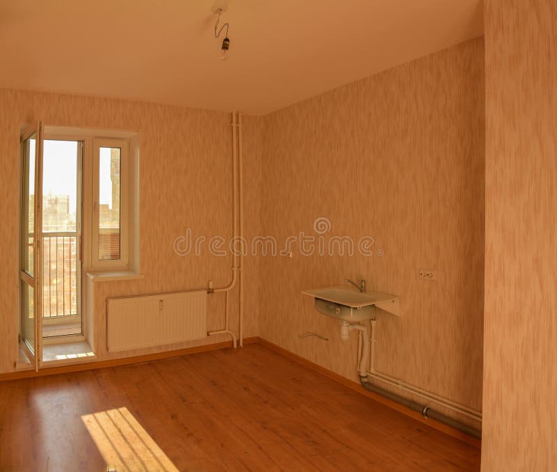 Inspection of the Premises in the New Apartment is Still Empty ...