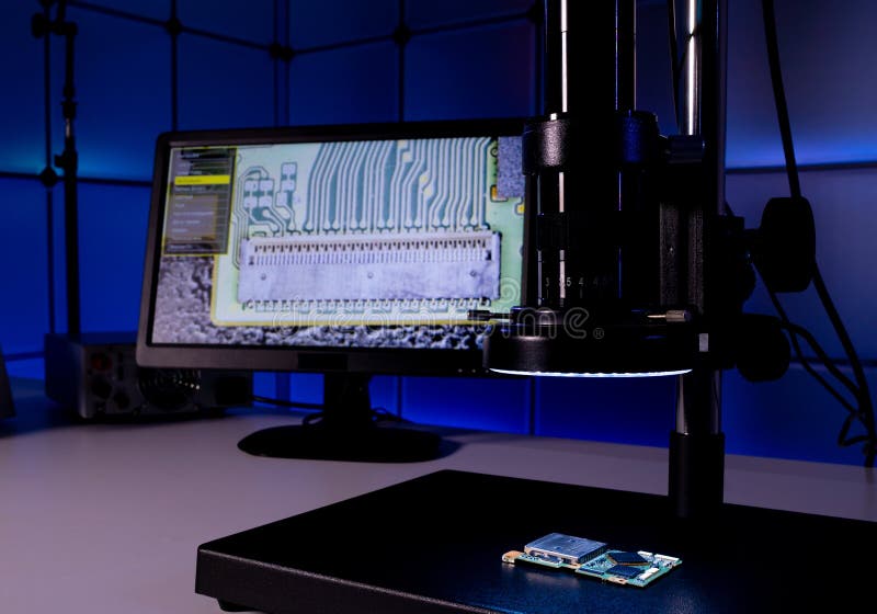 Inspection of the Quality of Silicon Chips in the Laboratory with a ...