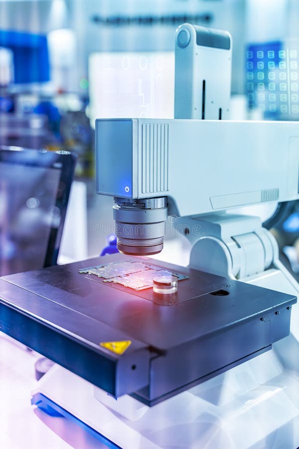 Inspection of the Quality of Silicon Chips in the Laboratory with a ...