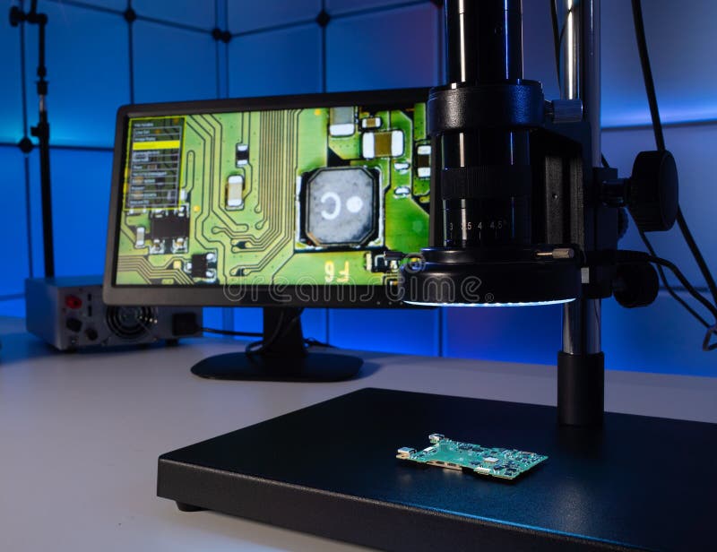 Inspection of the Quality of Silicon Chips in the Laboratory with a ...