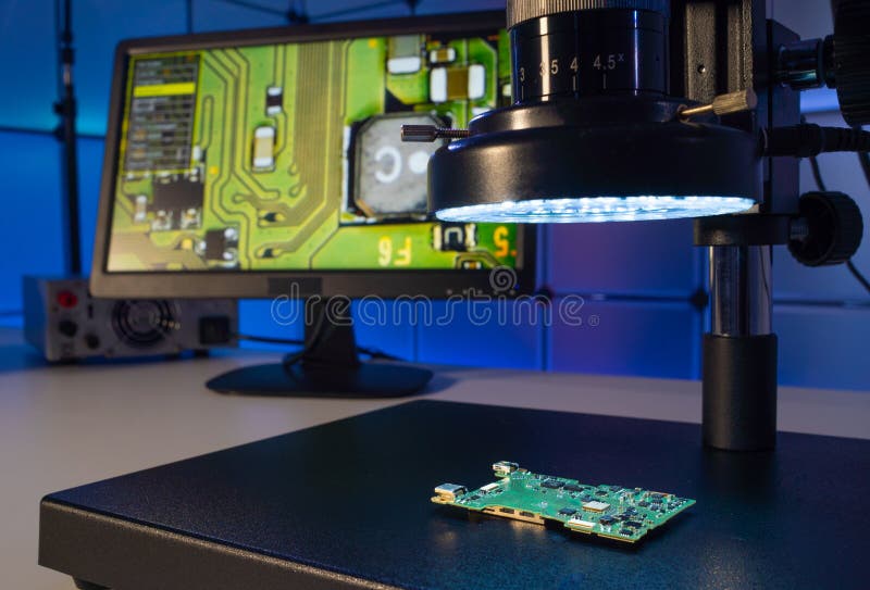 Inspection of the Quality of Silicon Chips in the Laboratory with a ...