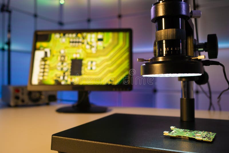 Inspection of the Quality of Silicon Chips in the Laboratory with a ...
