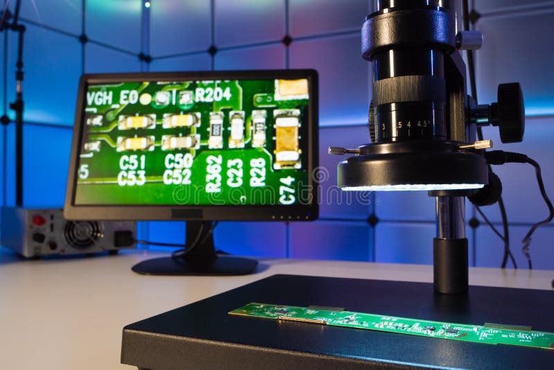 Inspection of the Quality of Silicon Chips in the Laboratory with a ...