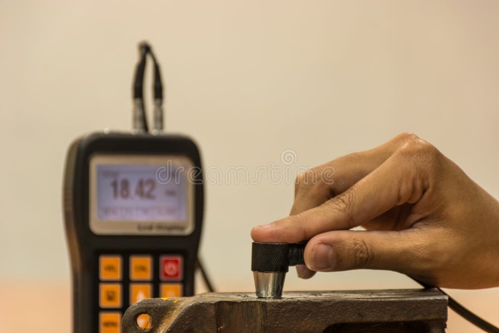 Inspection Thickness Cast Iron by Ultrasonic Thickness Test for Stock ...