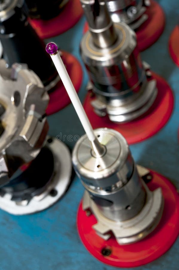 Inspection Touch Probe for Cnc Machines. Closeup. Stock Image - Image ...
