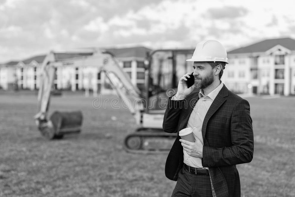 Inspector of Construction Engineering, Advertisement. Photo with ...