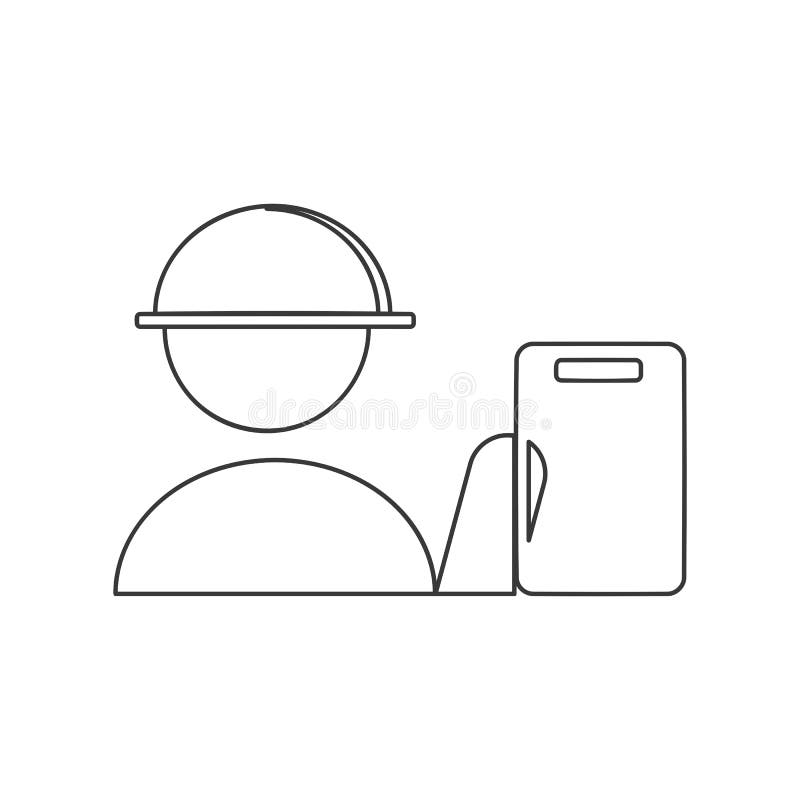 Inspector Icon Vector stock vector. Illustration of auditors - 177768369