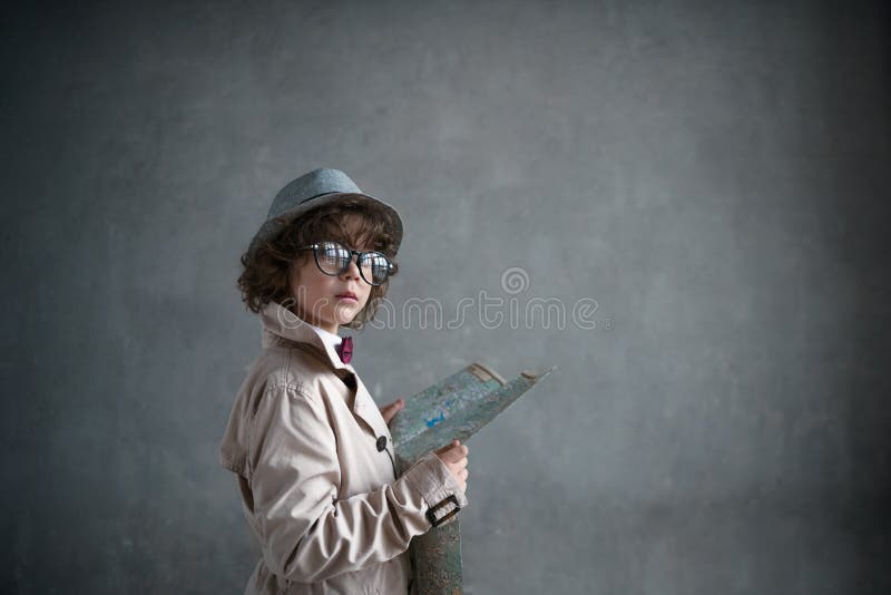 Inspector stock image. Image of intelligence, beauty - 81455525