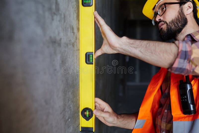 Inspector at work stock photo. Image of tool, adult, protective - 76190586