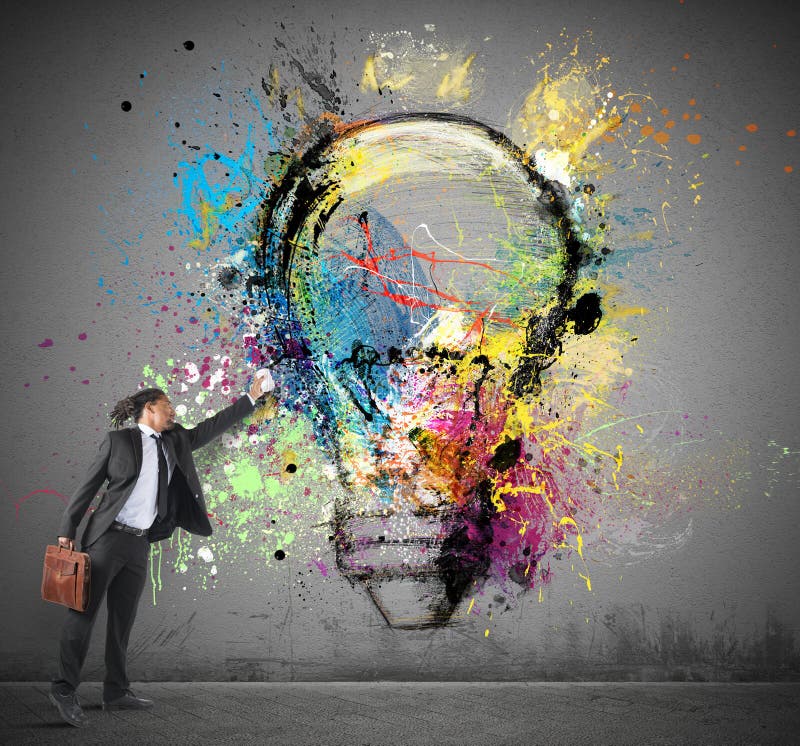 Inspiratie Aan Creatieve Ideeën Stock Afbeelding - Image of begrip ...