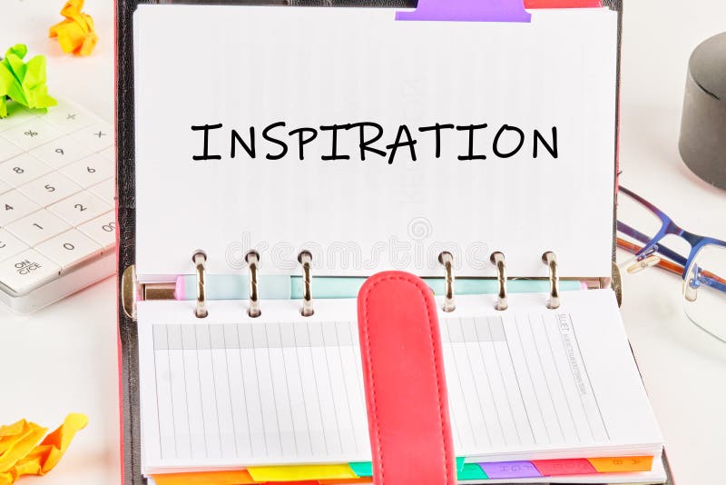 The INSPIRATION Concept Phrase. Business Concept. a Place To Copy ...