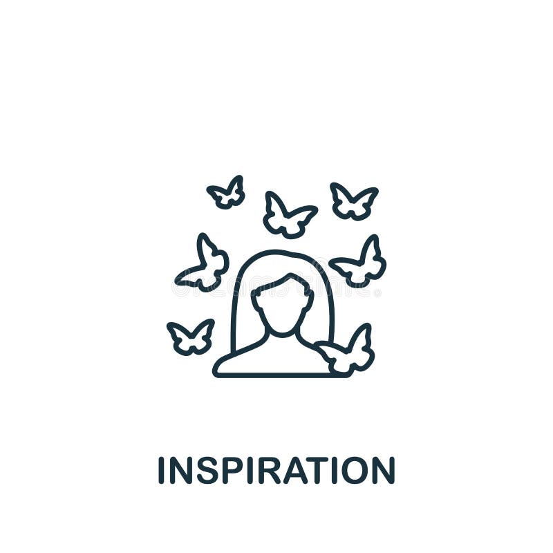 Inspiration Icon from Teamwork Collection. Simple Line Element ... Inspiration Icon from Teamwork Collection. Simple Line Element ...