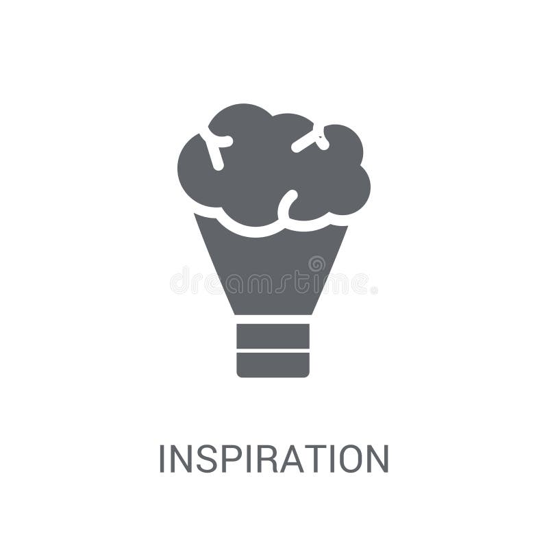 Inspiration Icon. Trendy Inspiration Logo Concept on White Background ...