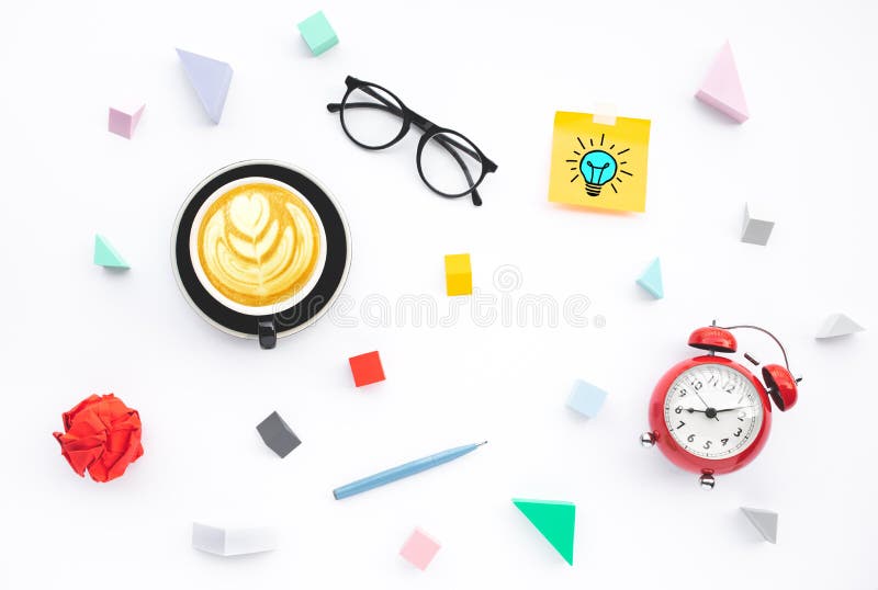 Inspiration Ideas Concepts with Business Object on White Table ...