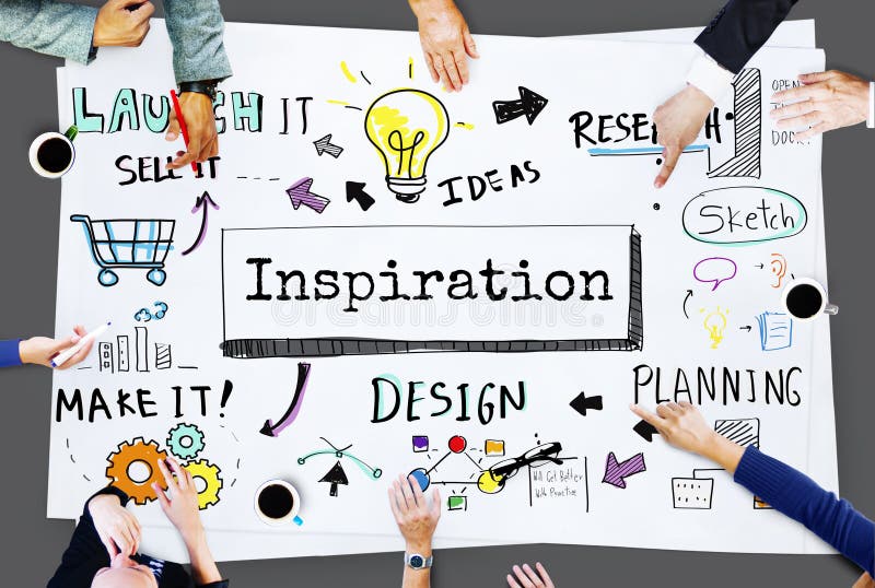 Inspiration Ideas Motivation Creative Innovation Concept Stock Photo ...