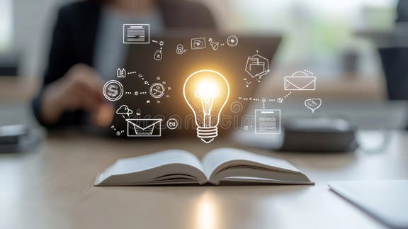 Inspiration Ignited: a Vision of Learning with an Open Book Beneath a ...