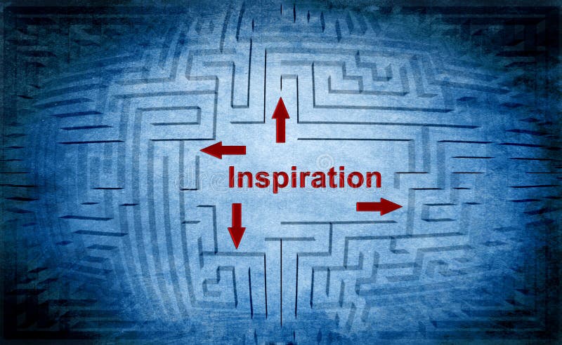 Inspiration maze concept stock image. Image of strategy - 173270879